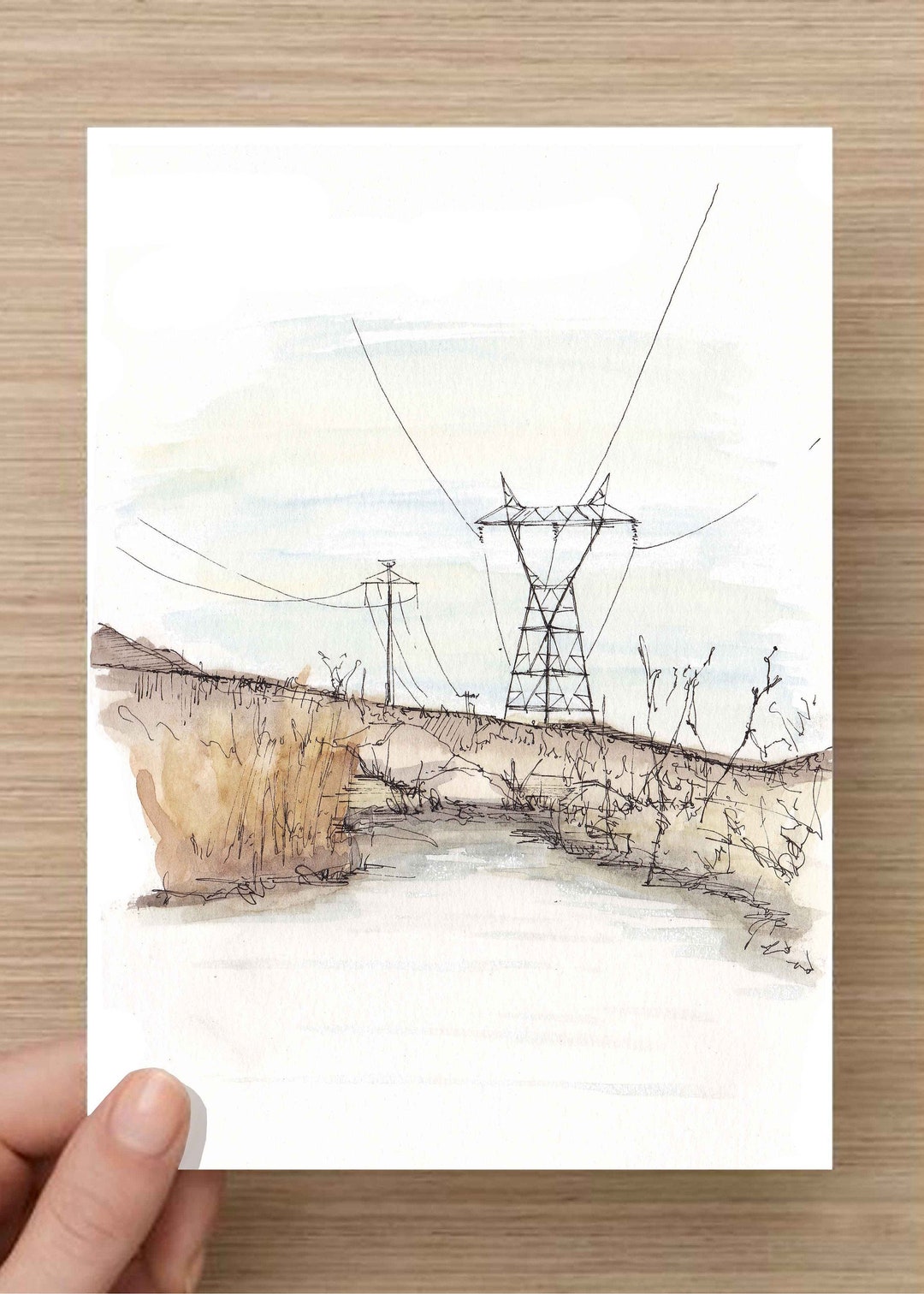 KEOUGH HOT SPRINGS - I395, Bishop, California, Sierra Nevada, Drawing ...