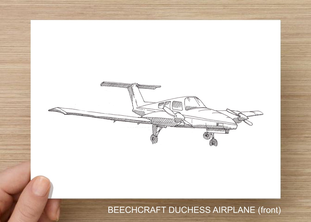 BEECHCRAFT DUCHESS AIRPLANE - Twin Engine, Plane, Fly, Travel, Flight ...