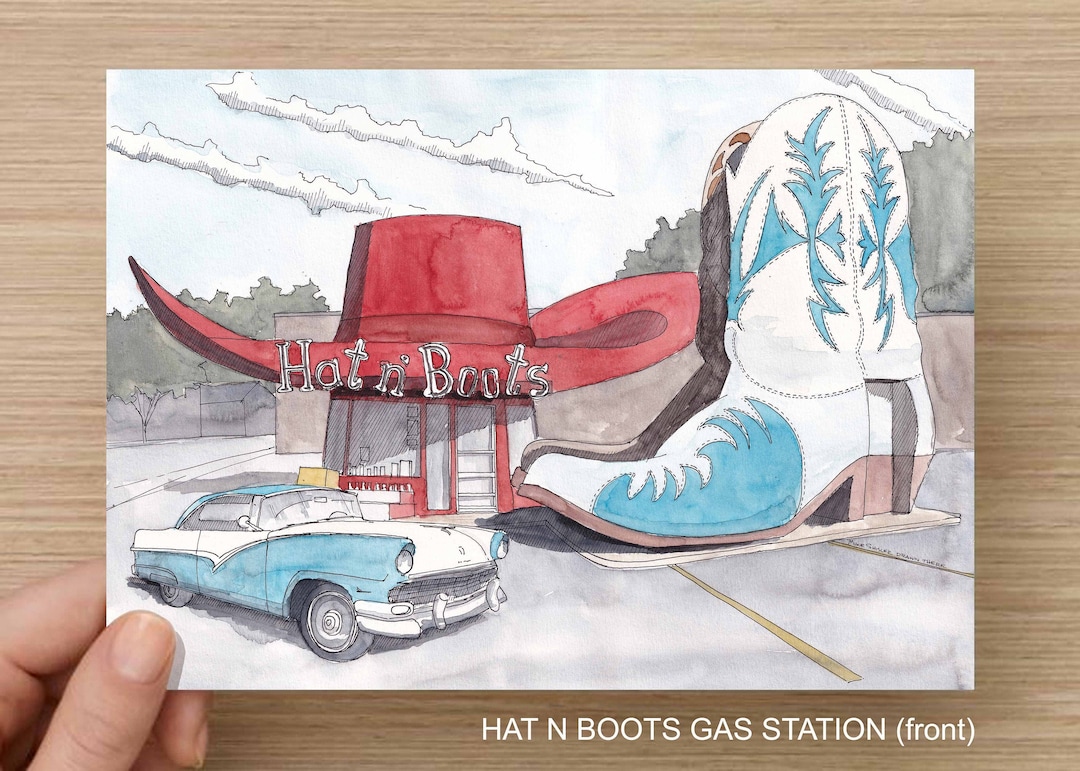 HAT N BOOTS Gas Station - Seattle, Washington, History, Quirky ...