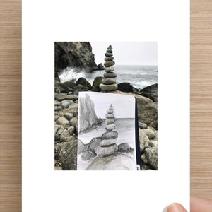 CAIRN STACKED ROCKS - Big Sur, California, Coast, Ocean, California ...