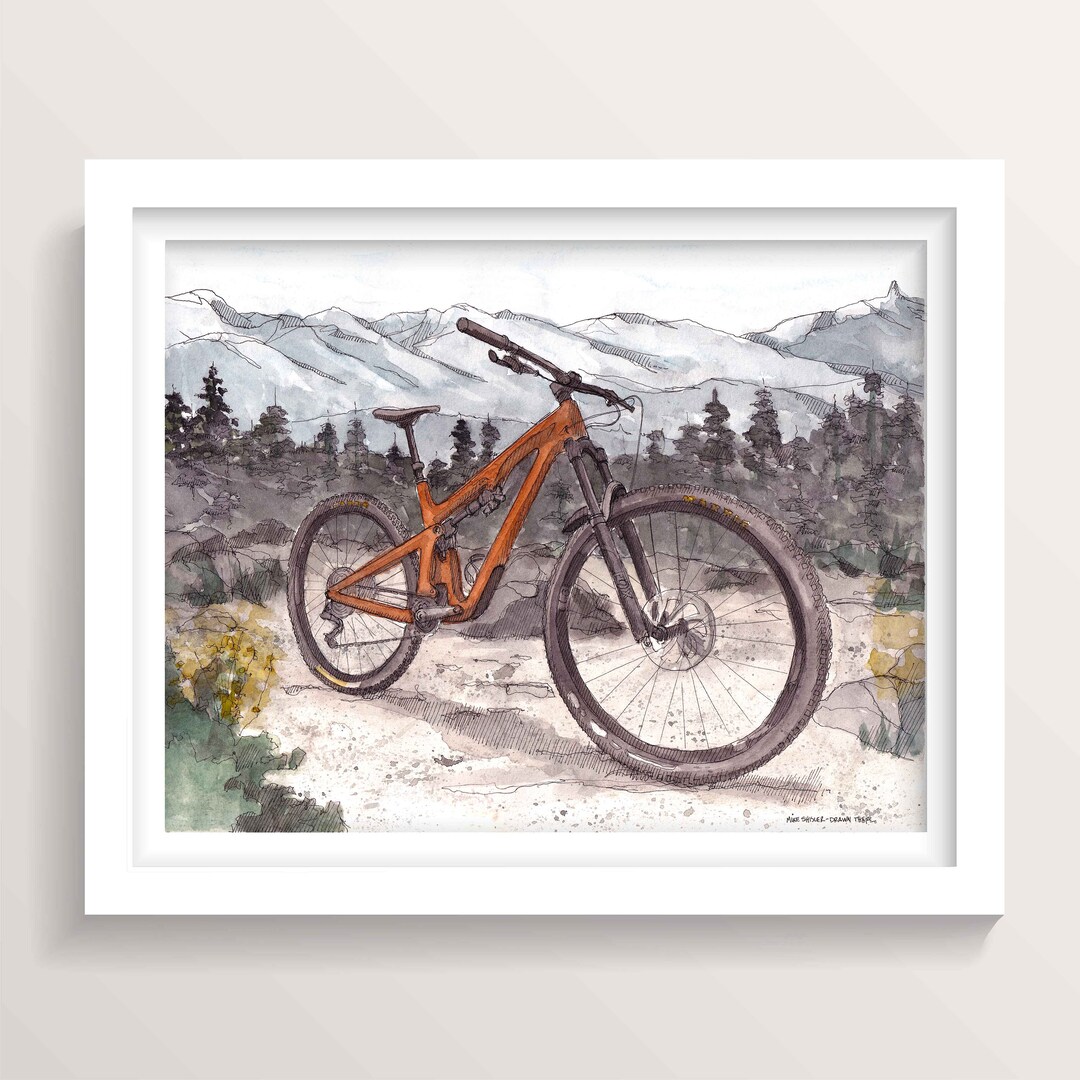 MOUNTAIN BIKE - Yeti, Whistler Mountains, Trail, Biking, Ink and ...