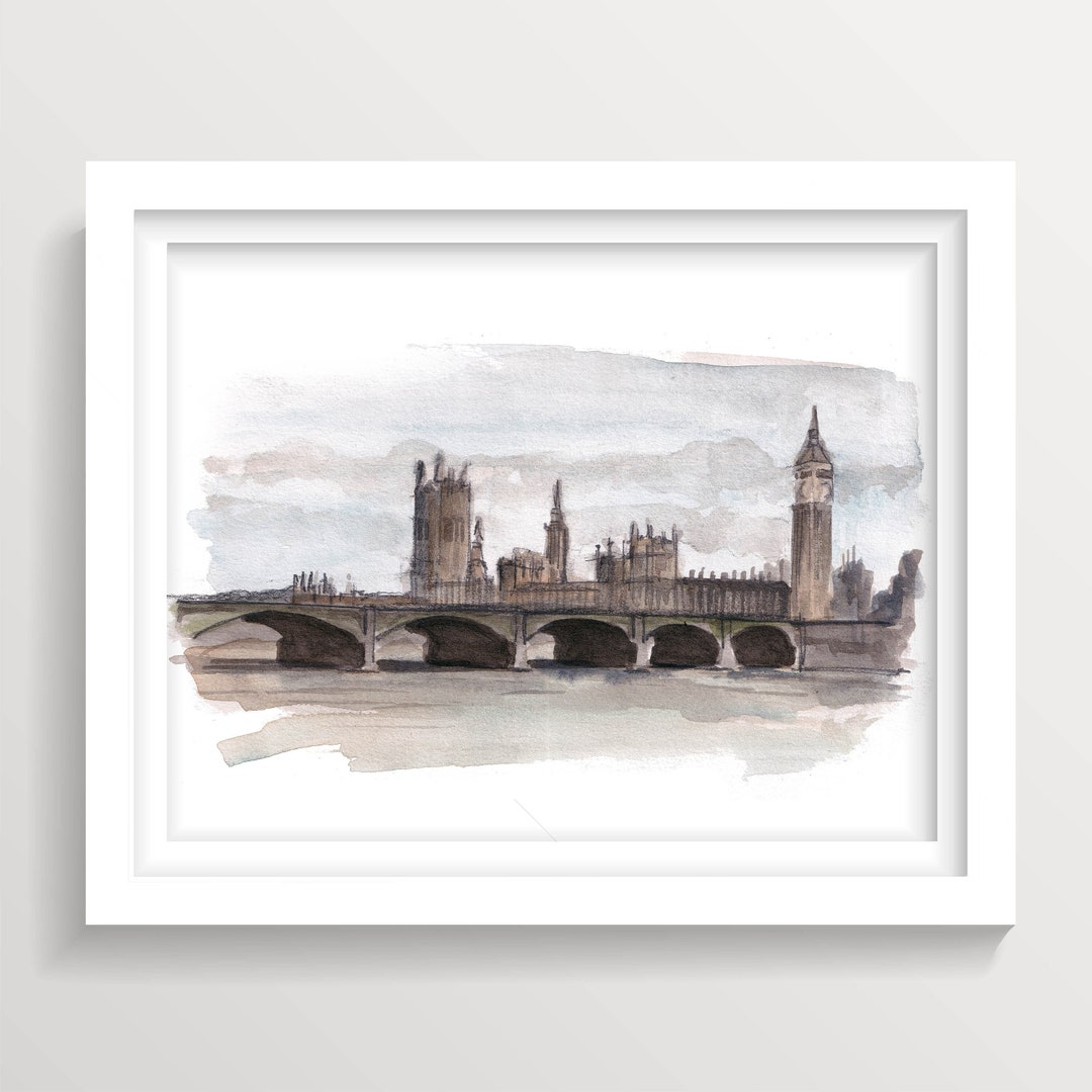 RIVER THAMES LONDON - Big Ben, Palace of Westminster, House of ...