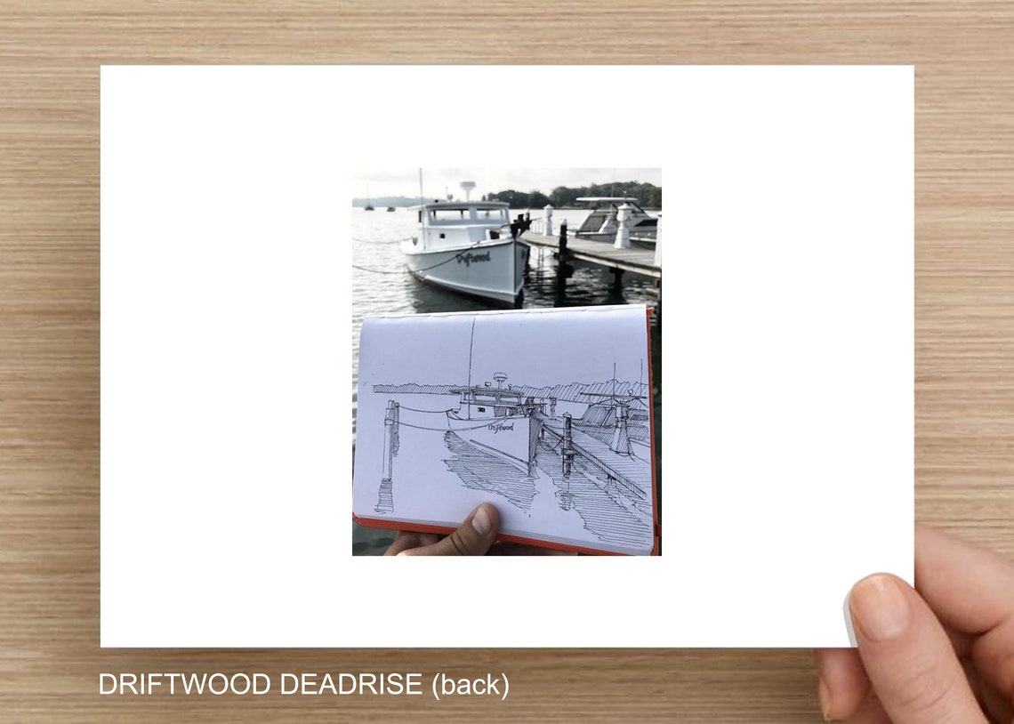 CHESAPEAKE DEADRISE BOAT Wooden Deadrise Maryland Eastern | Etsy