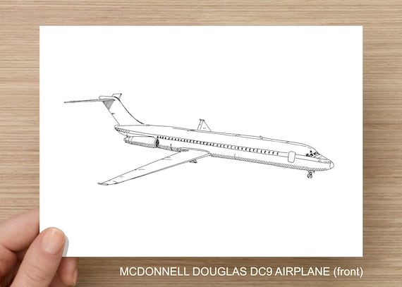 Commercial Airplanes Drawings