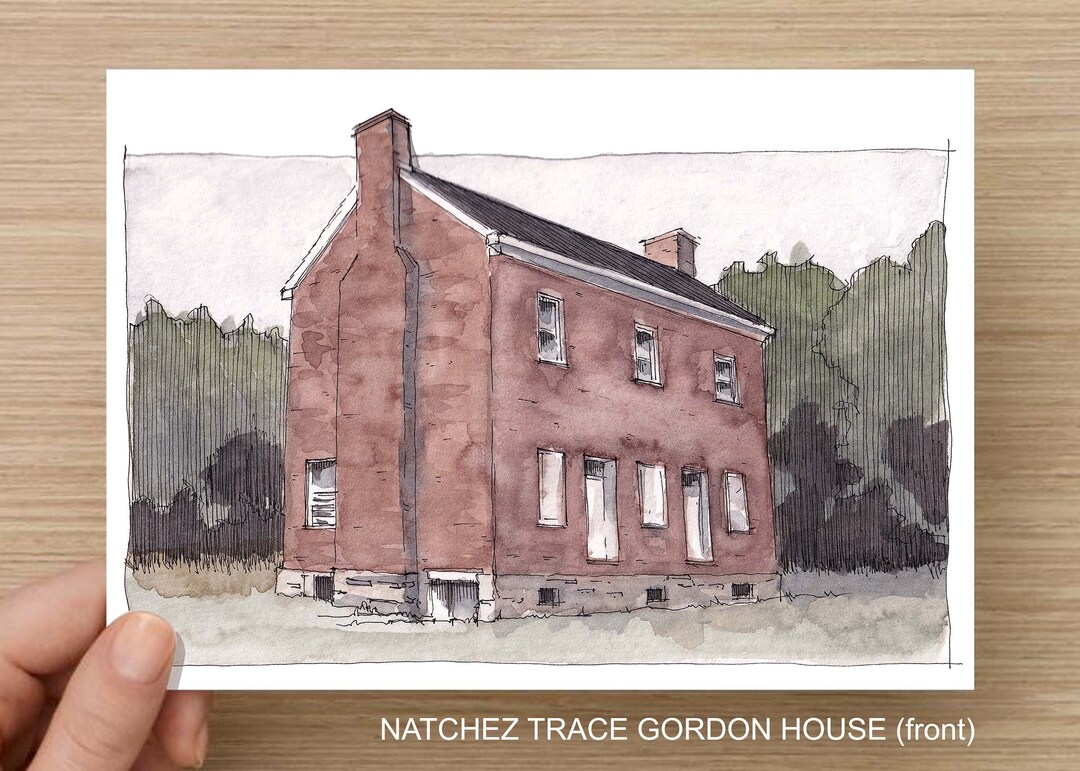 NATCHEZ TRACE Historical Gordon Family House - Architecture ...