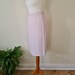 Vintage Nazy Cook Pale Pink Fitted Pencil Skirt | Made in France ...
