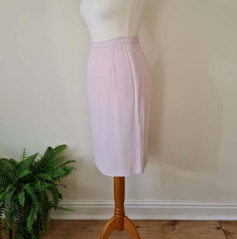 Vintage Nazy Cook Pale Pink Fitted Pencil Skirt Made in - Etsy UK