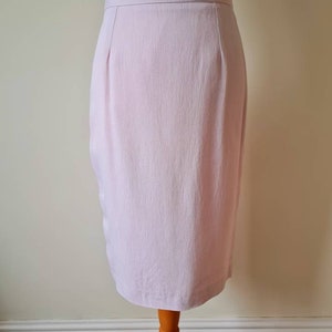 Vintage Nazy Cook Pale Pink Fitted Pencil Skirt | Made in France ...