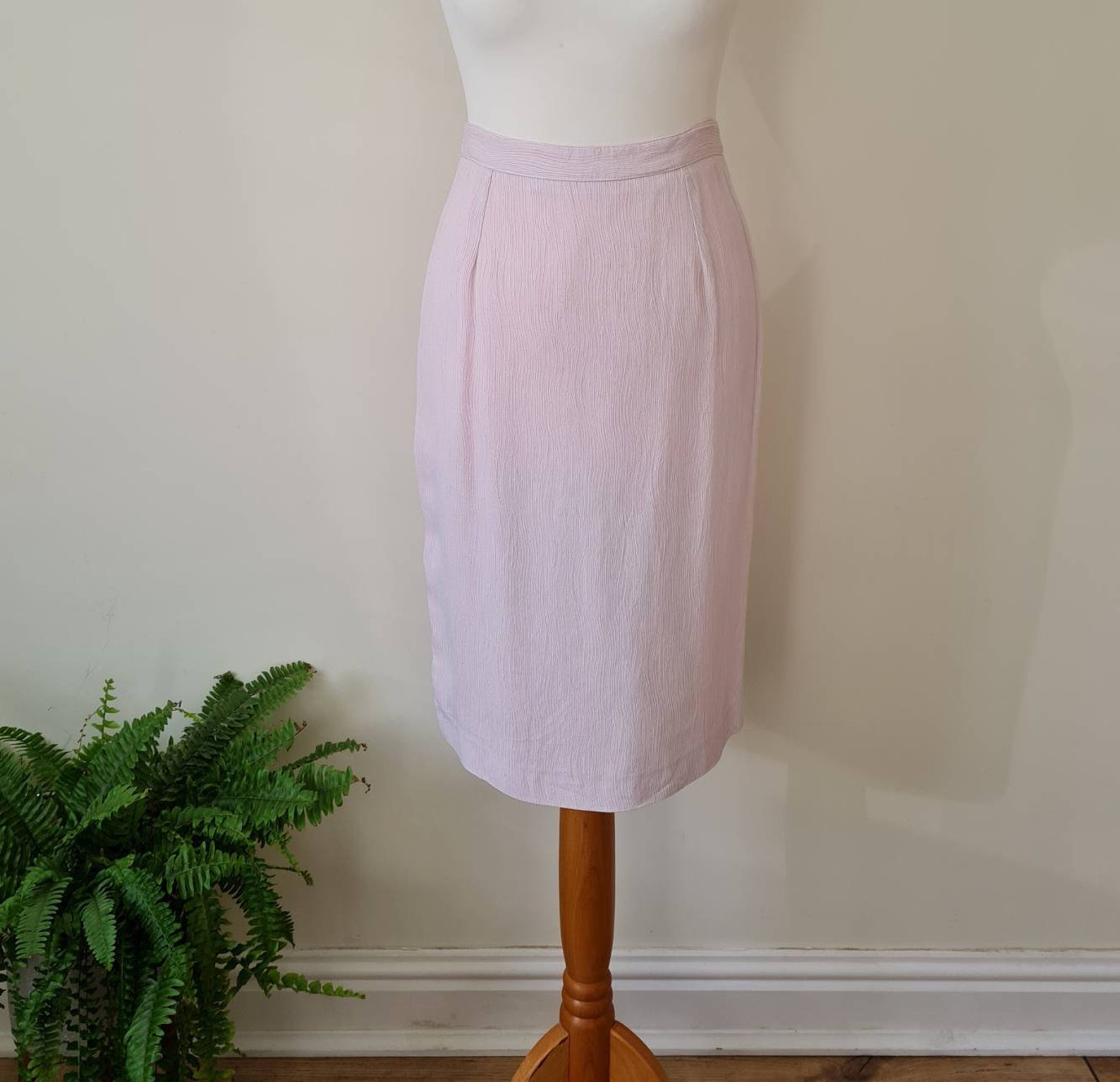 Vintage Nazy Cook Pale Pink Fitted Pencil Skirt Made in - Etsy UK