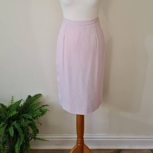 Vintage Nazy Cook Pale Pink Fitted Pencil Skirt | Made in France ...