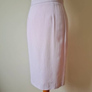 Vintage Nazy Cook Pale Pink Fitted Pencil Skirt | Made in France ...