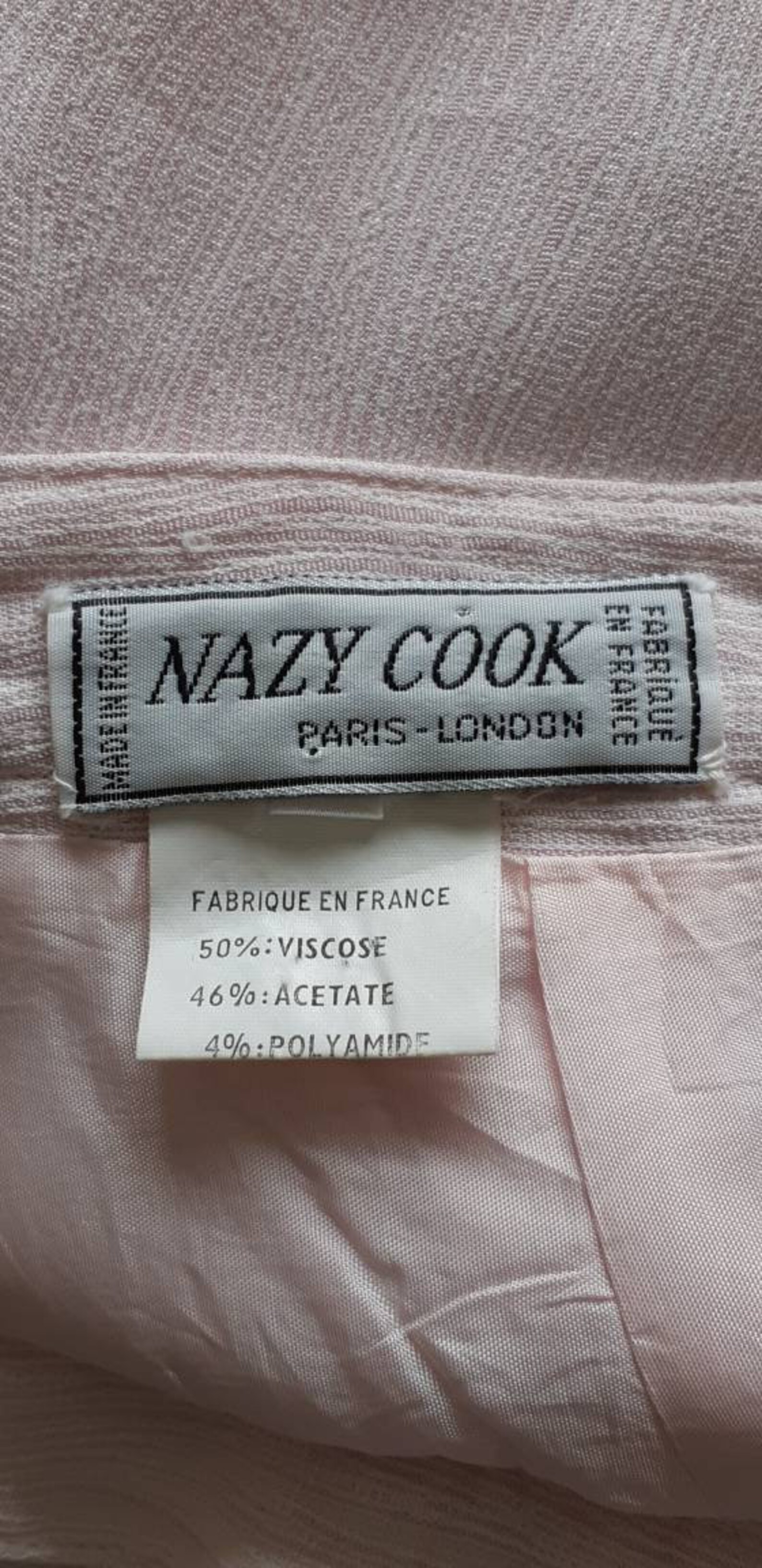Vintage Nazy Cook Pale Pink Fitted Pencil Skirt Made in - Etsy UK