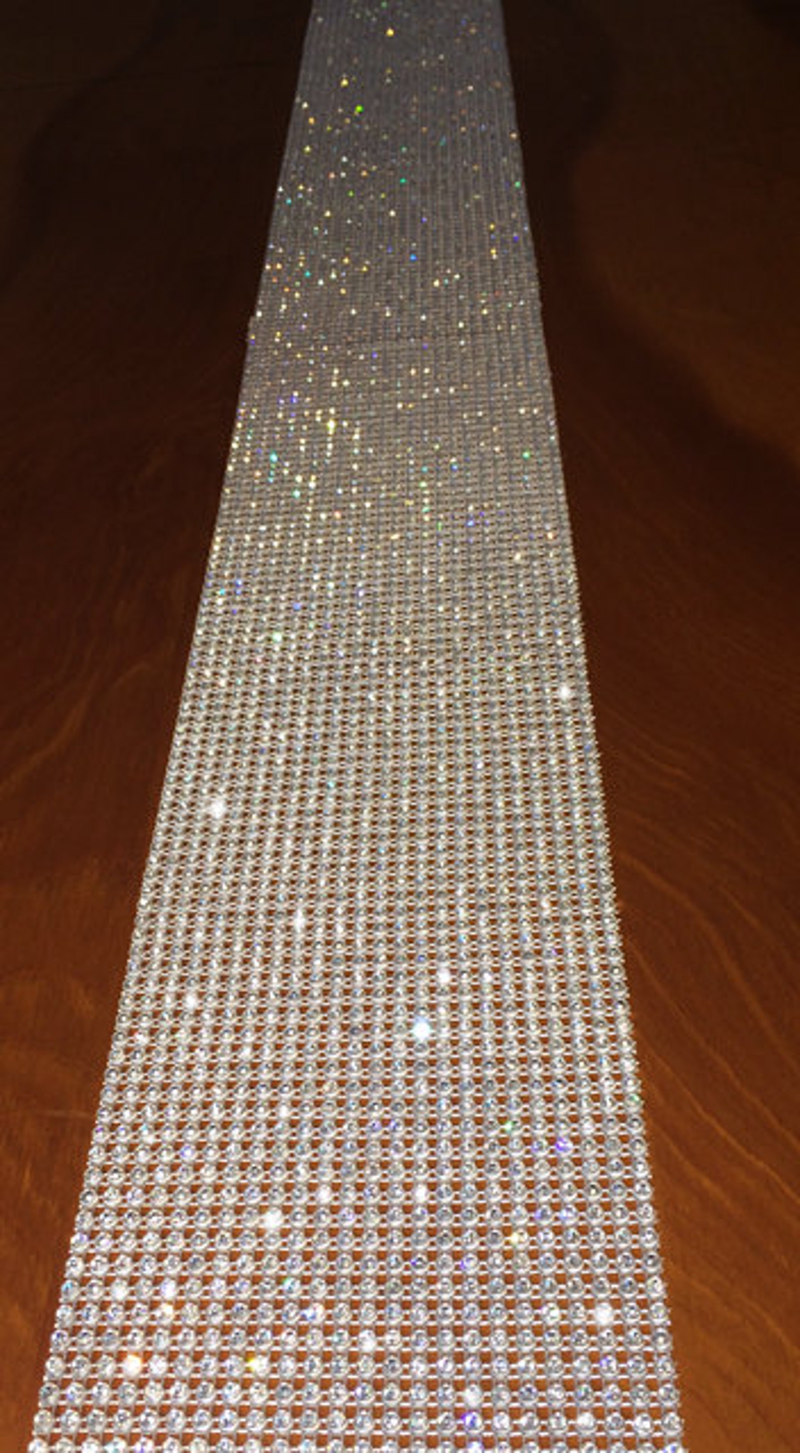 SALE! Rhinestone Table Runner Genuine Real Crystals for Christmas ...
