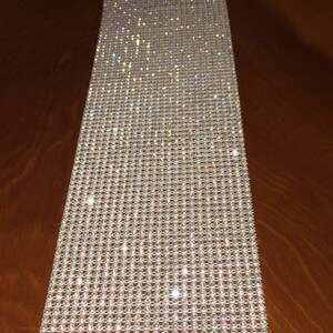 SALE! Rhinestone Table Runner Genuine Real Crystals for Christmas ...