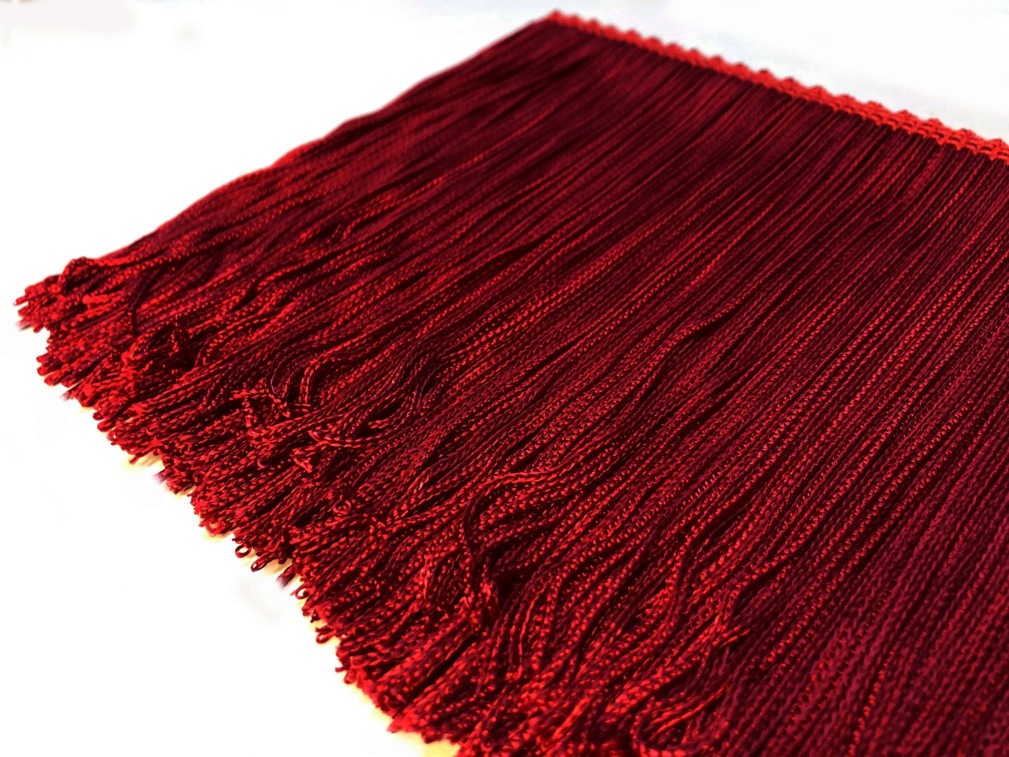 Fringe Red Chainette Cut Fringe True Red Dancewear Trim - Etsy
