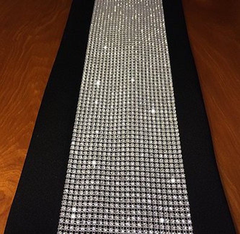 SALE! Rhinestone Table Runner Genuine Real Crystals for Wedding ...