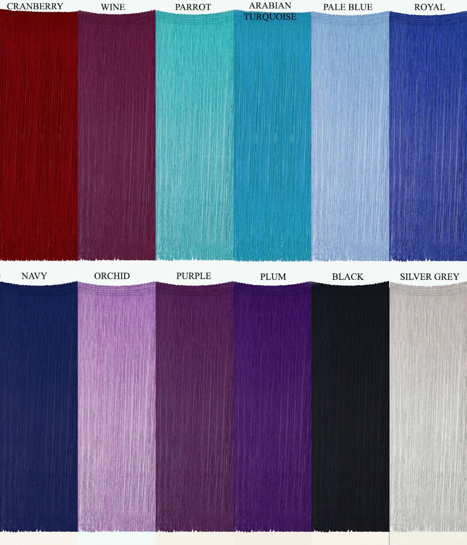 Fringe Hunter Chainette Cut Fringe Dark Forest Green - Etsy