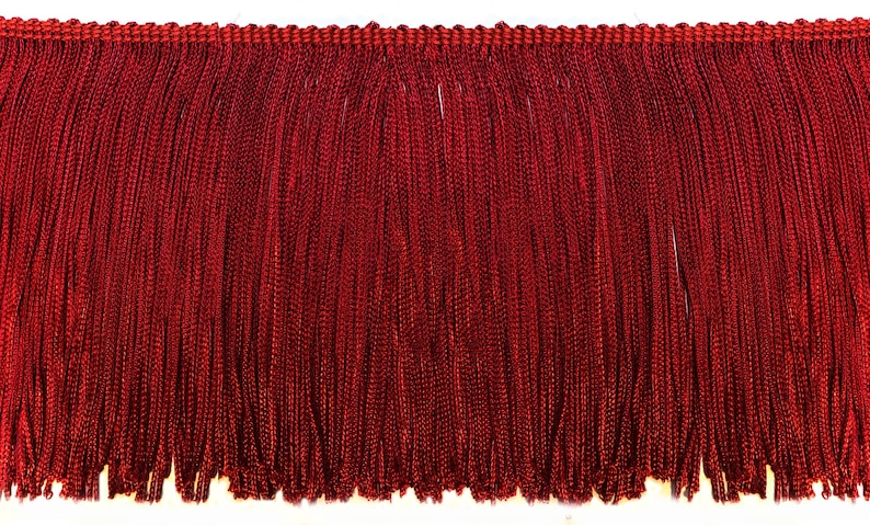 Fringe Red Chainette Cut Fringe True Red Dancewear Trim - Etsy