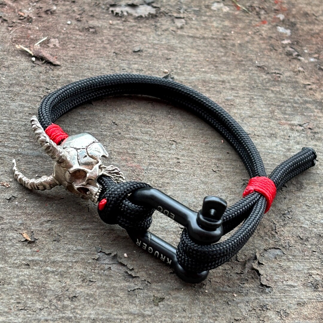 Silver Demon Bracelet - Etsy