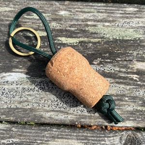 Champagne Cork Keychain - Etsy
