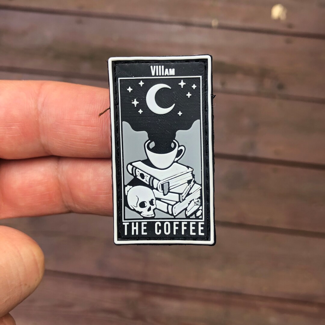 The COFFEE Card Morale Patch, PVC Patch. - Etsy