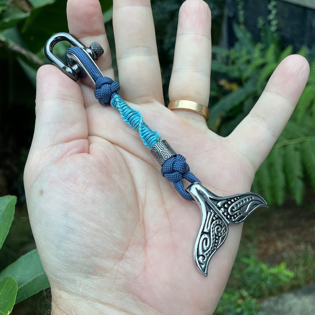 Maori Whale Tail Keychain - Etsy