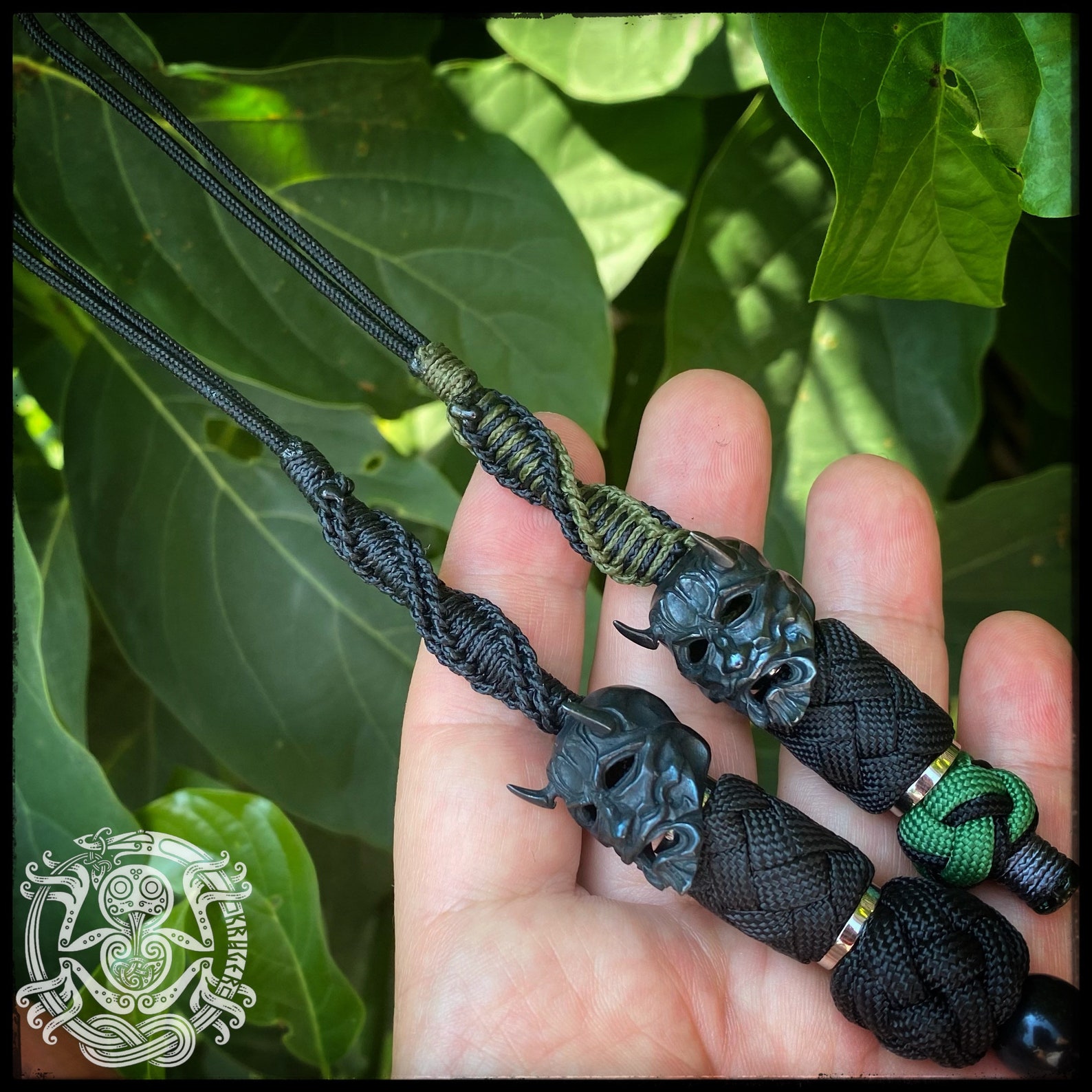 The Black Oni Lanyard - Etsy