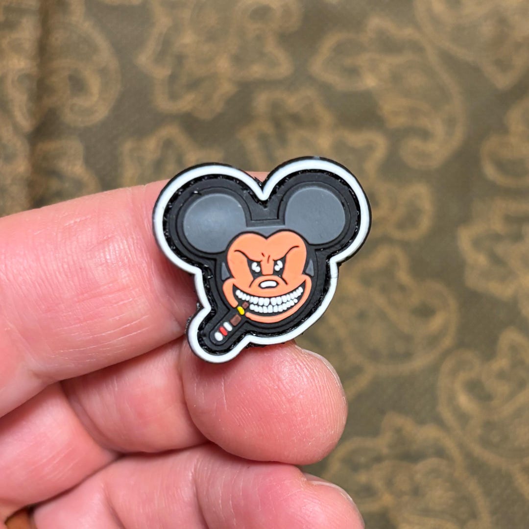 Mafia Mouse - Ranger Eye PVC Patch - Etsy