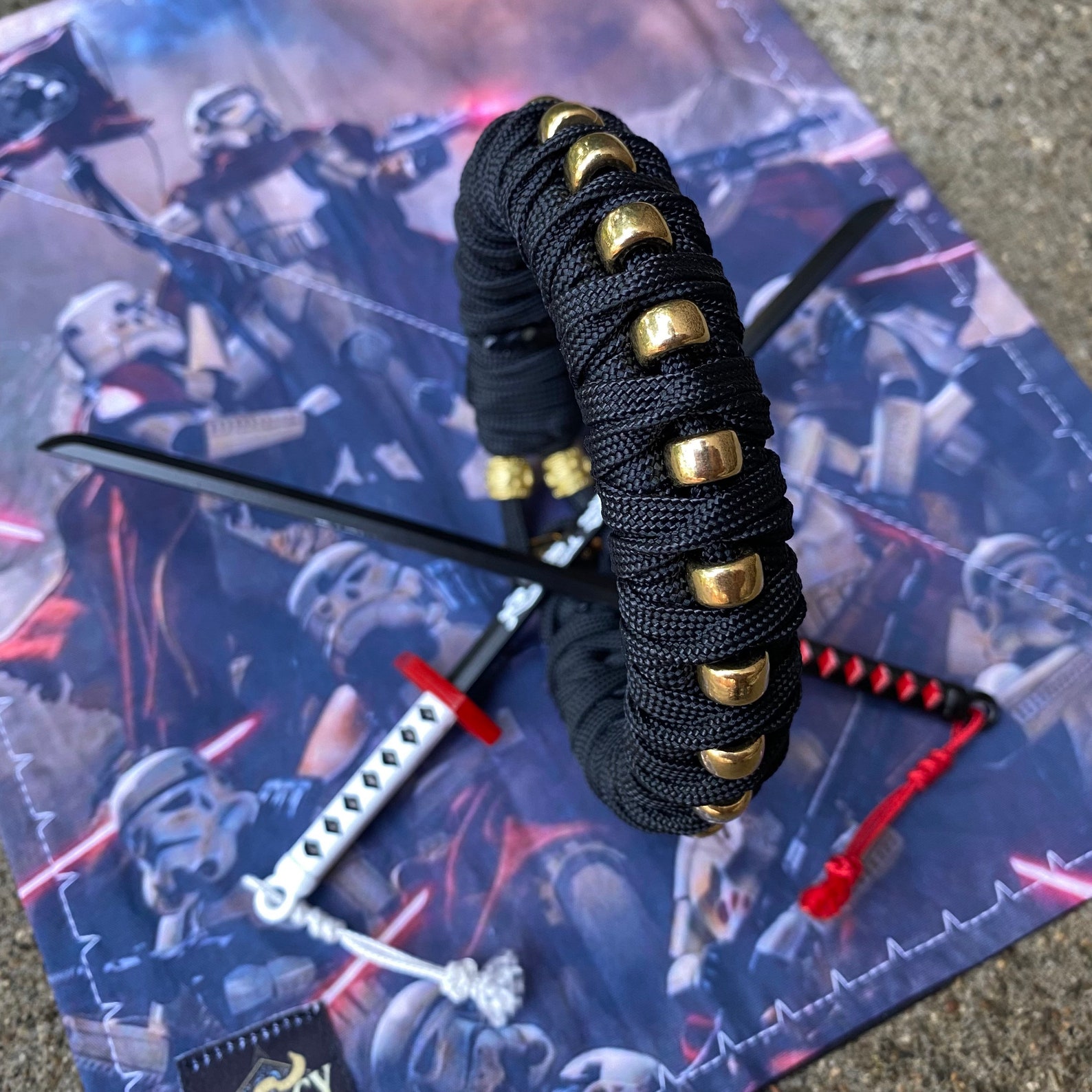 Tsukamaki Katana Wrap Bracelet - Etsy