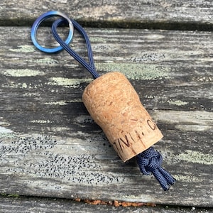Champagne Cork Keychain - Etsy