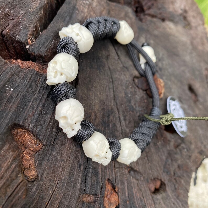 Bone Skull Bracelet - Etsy