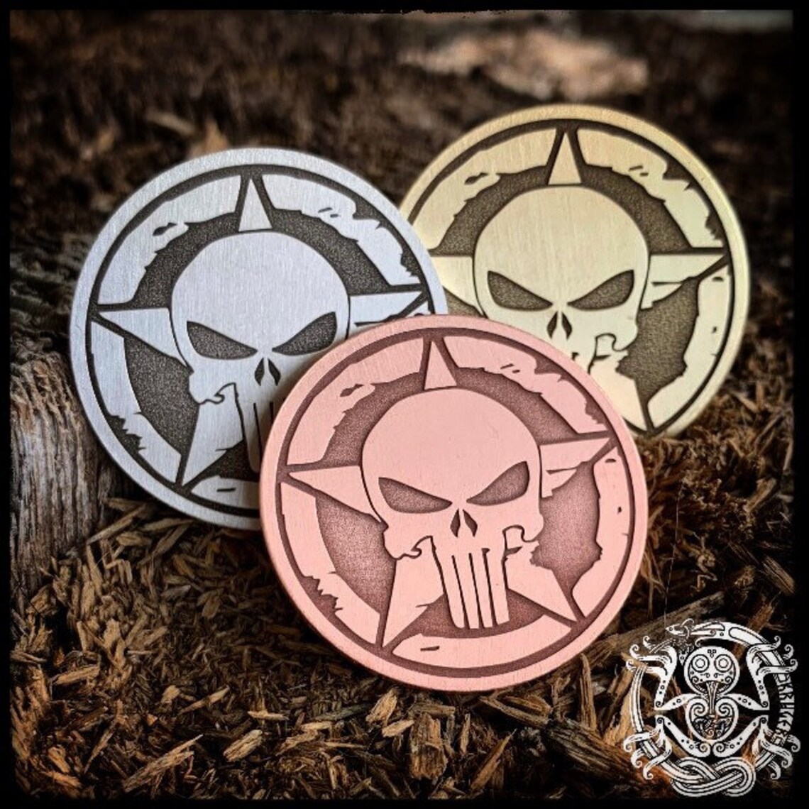 Punisher Pocket Coin - Etsy