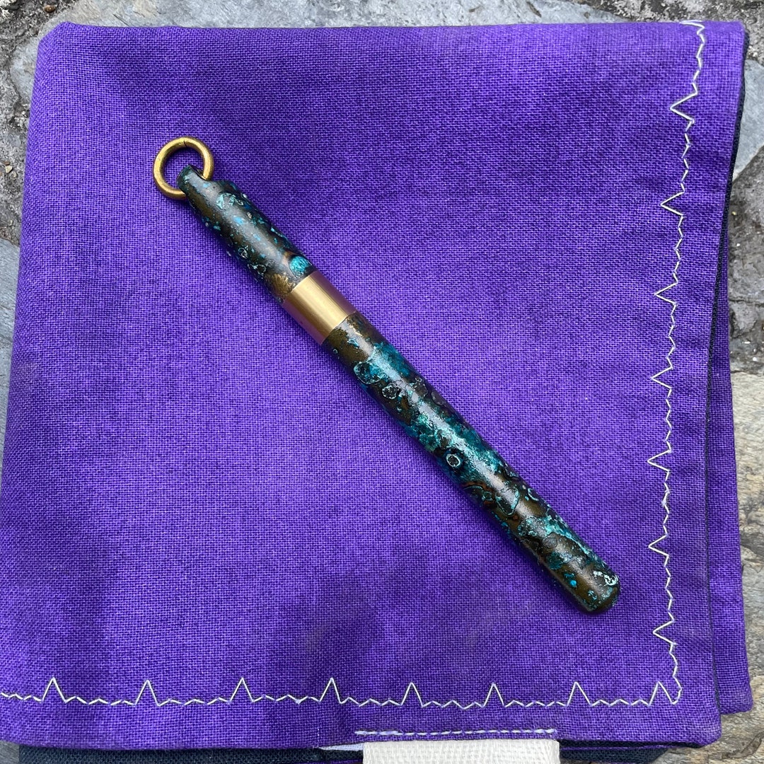 One of a Kind Patina Brass Pens - Etsy