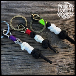 Hand Carved Keychains in Antler Bone or Wood - Etsy