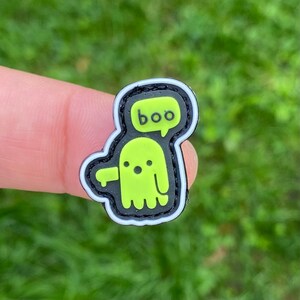 Ghost BOO Morale Patch, Ranger Eye PVC Patch. - Etsy