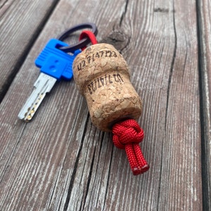 Champagne Cork Keychain - Etsy