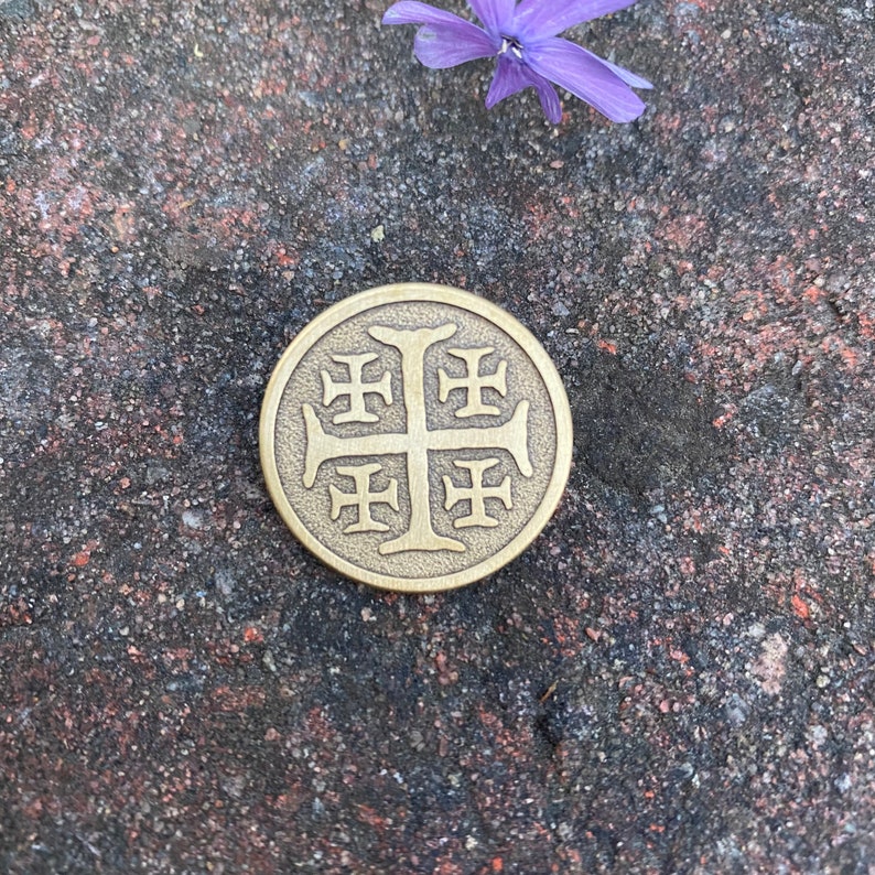 Jerusalem Cross Lapel Pin | Etsy