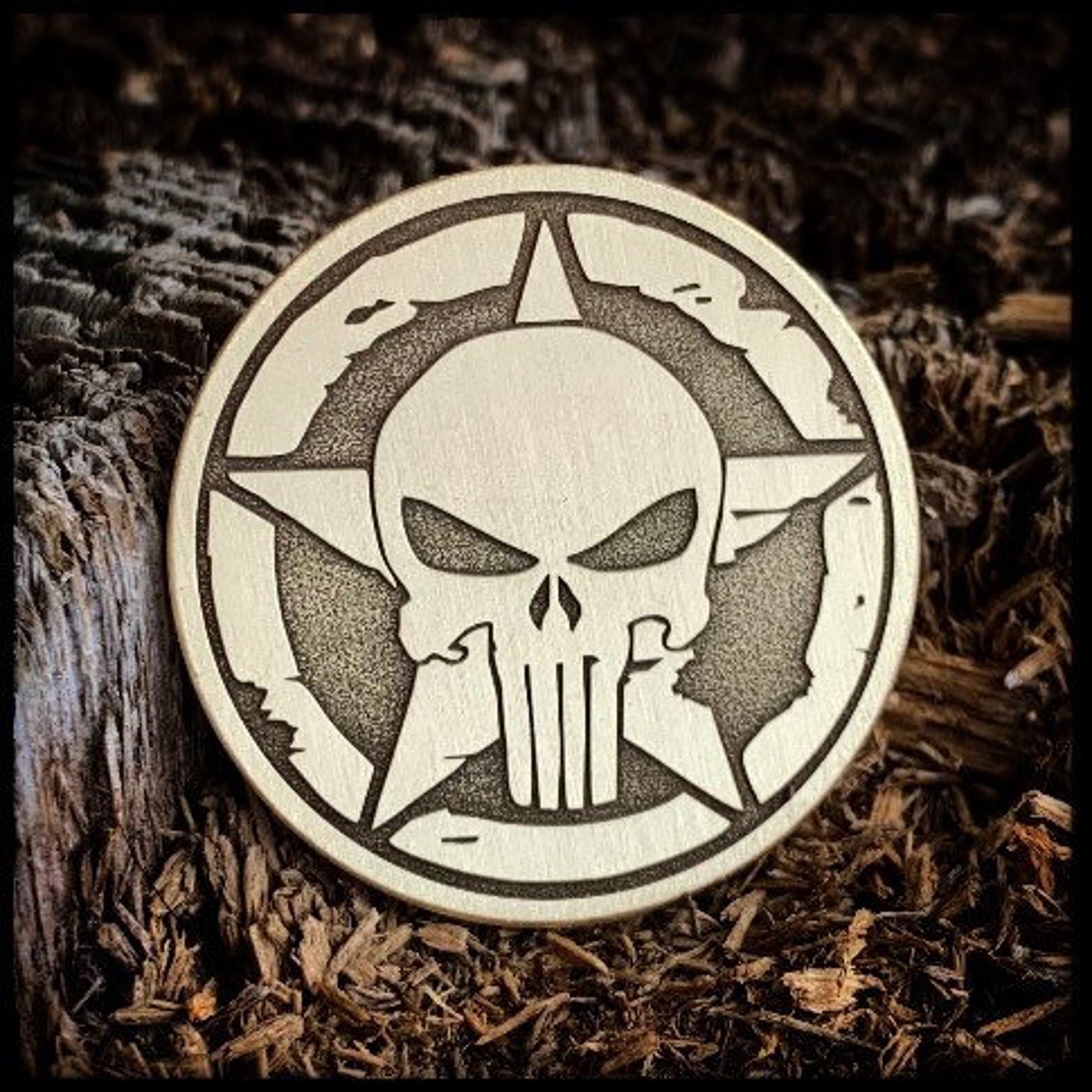 Punisher Pocket Coin - Etsy