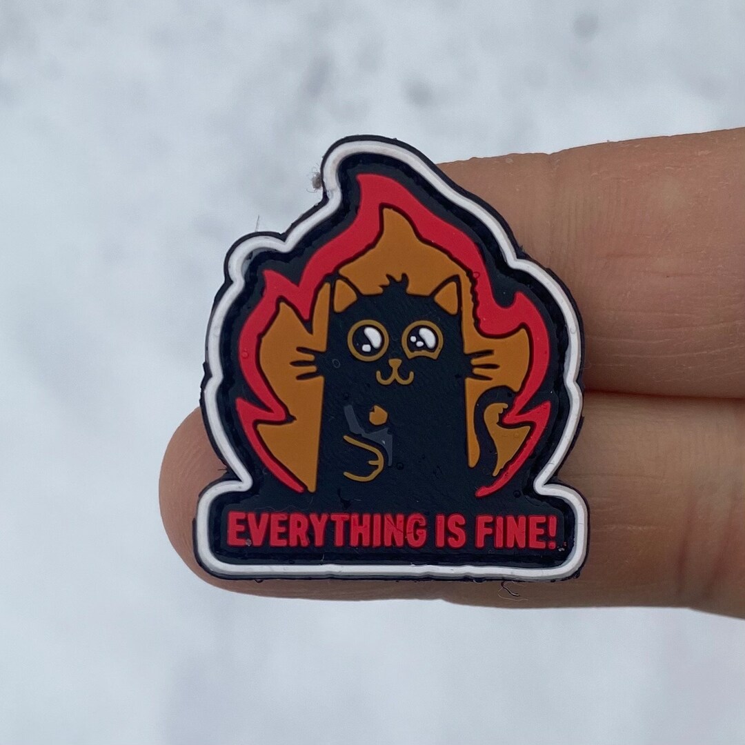 Pyro Cat - Ranger Eye PVC Patch - Etsy