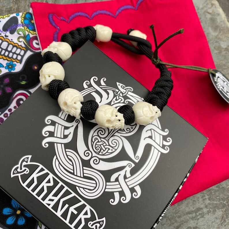 Bone Skull Bracelet - Etsy