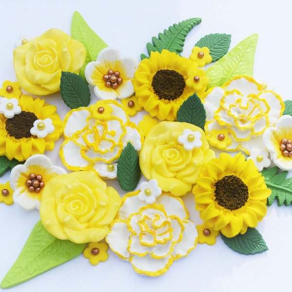 Yellow Flowers - Etsy UK