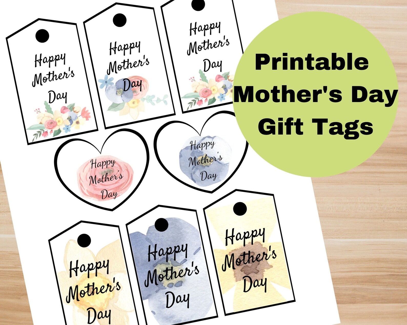 Mother's Day Gift Tags | Instant Download | Perfect for All of Your ...