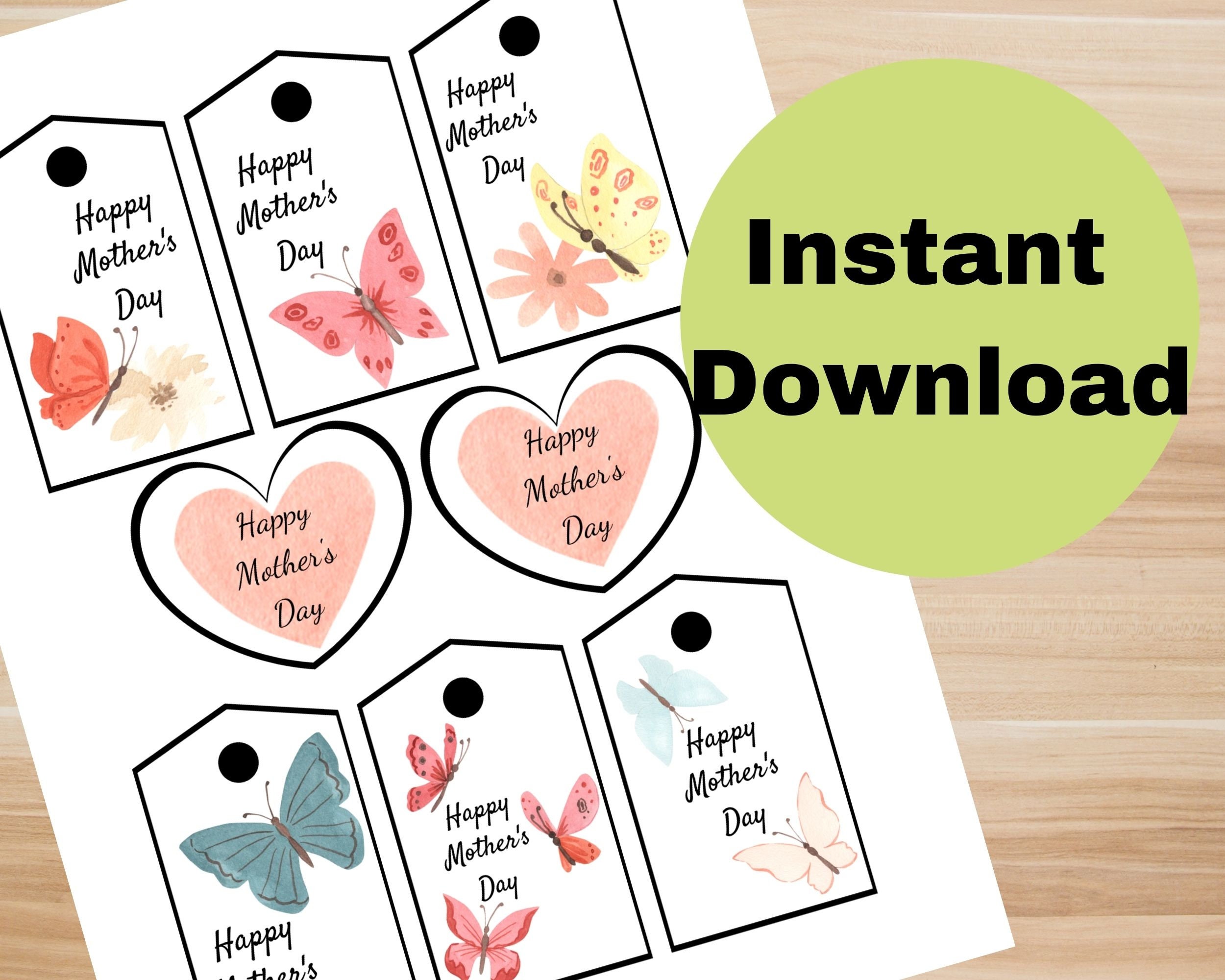 Mother's Day Gift Tags | Instant Download | Perfect for All of Your ...