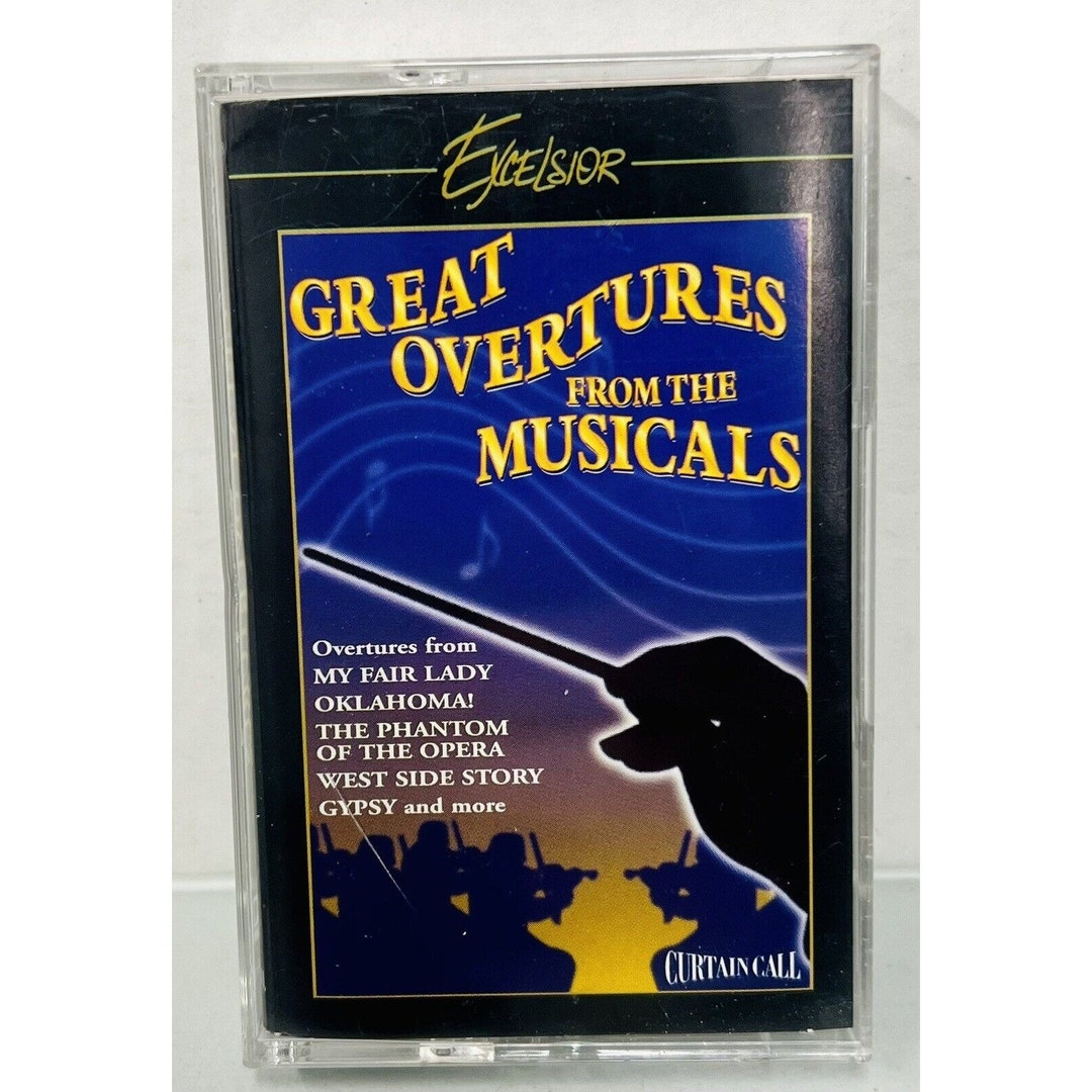 Great Overtures From the Musicals by Excelsior (cassette) VG (CT3) - Etsy