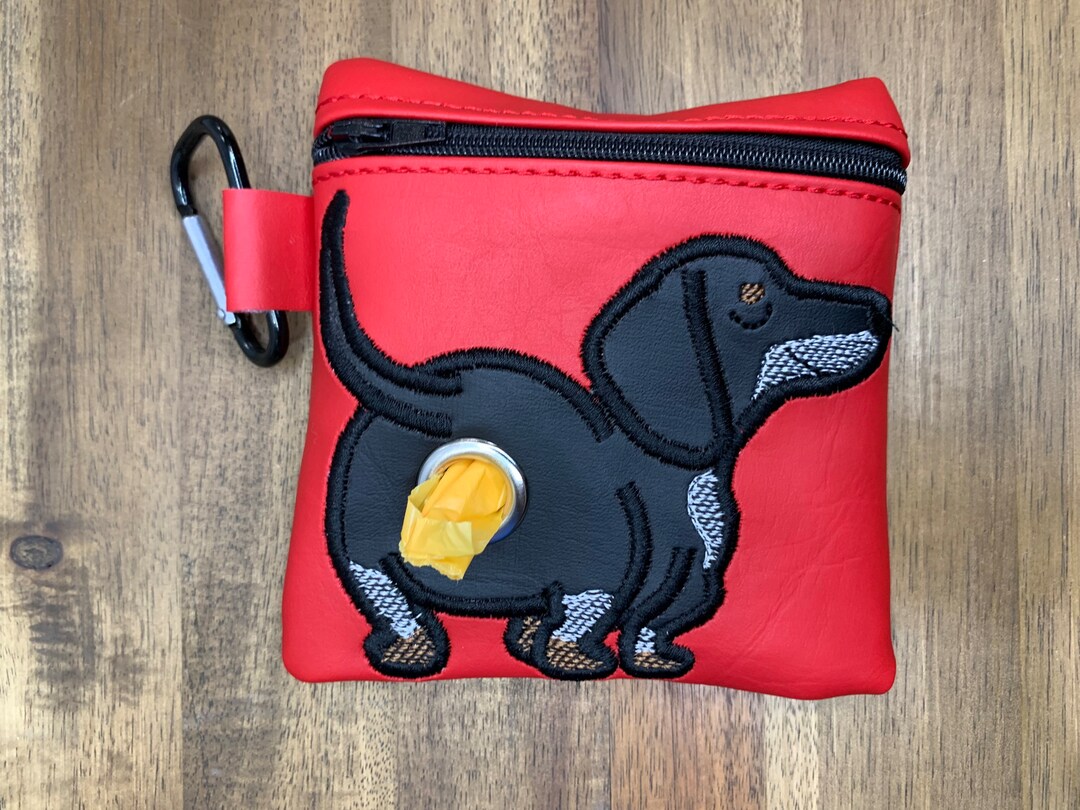 Tri-color Dachshund / Dapple Sausage Dog Poop Bag Holder - Etsy
