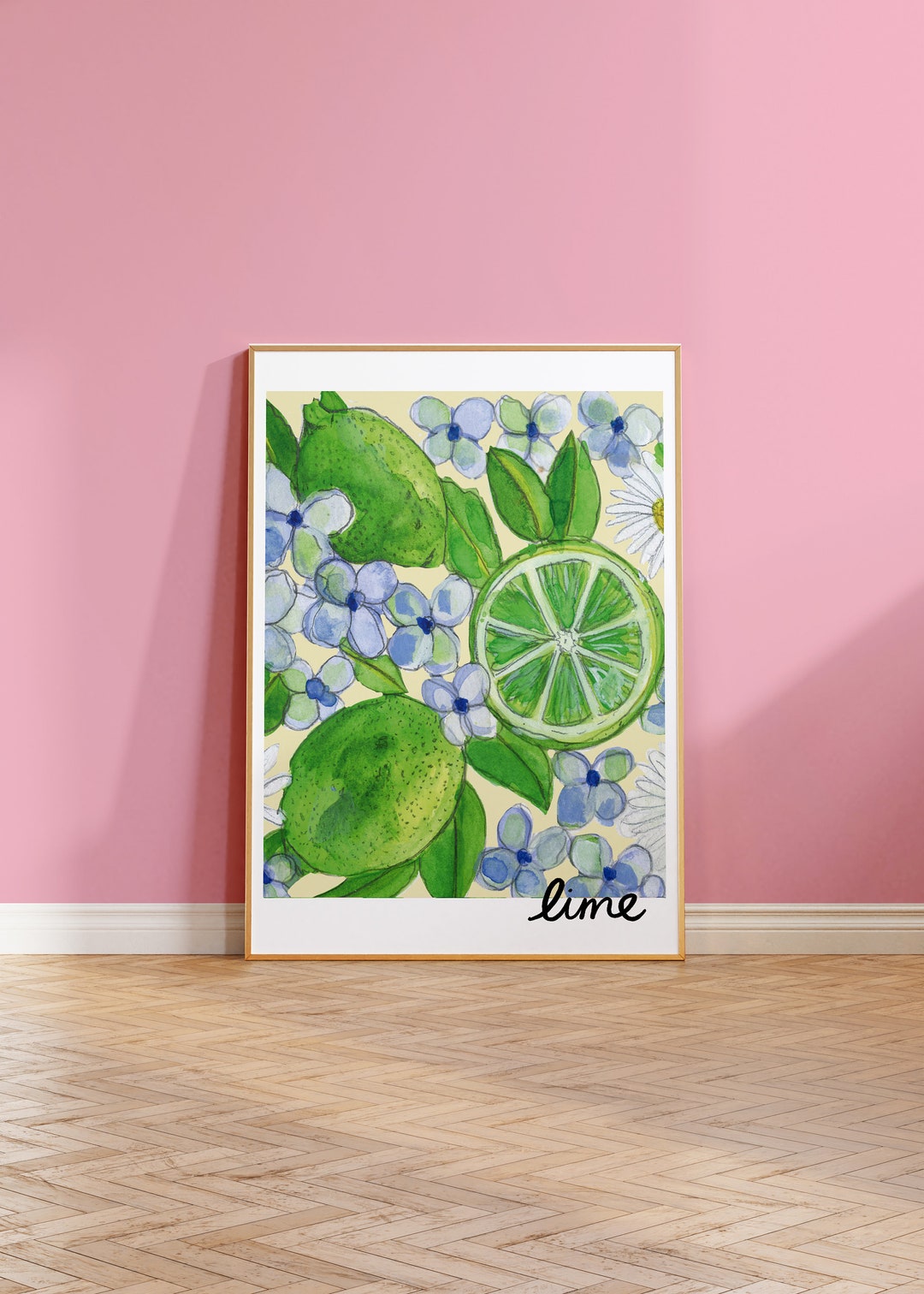 Lime Print, Lime Art, Lime Poster, Fruit Print, Kitchen Print, Kitchen ...