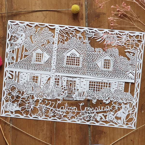 Custom House Print - Etsy UK