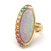 14k Lightning Ridge Rainbow Ring - Etsy