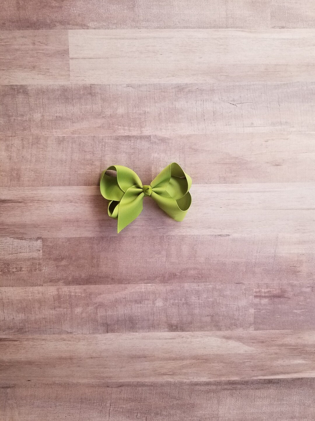 Green Hair Bow/ 4 Inch/ 62 Colors/ Grosgrain Bow Clips, Grosgrain Hair ...