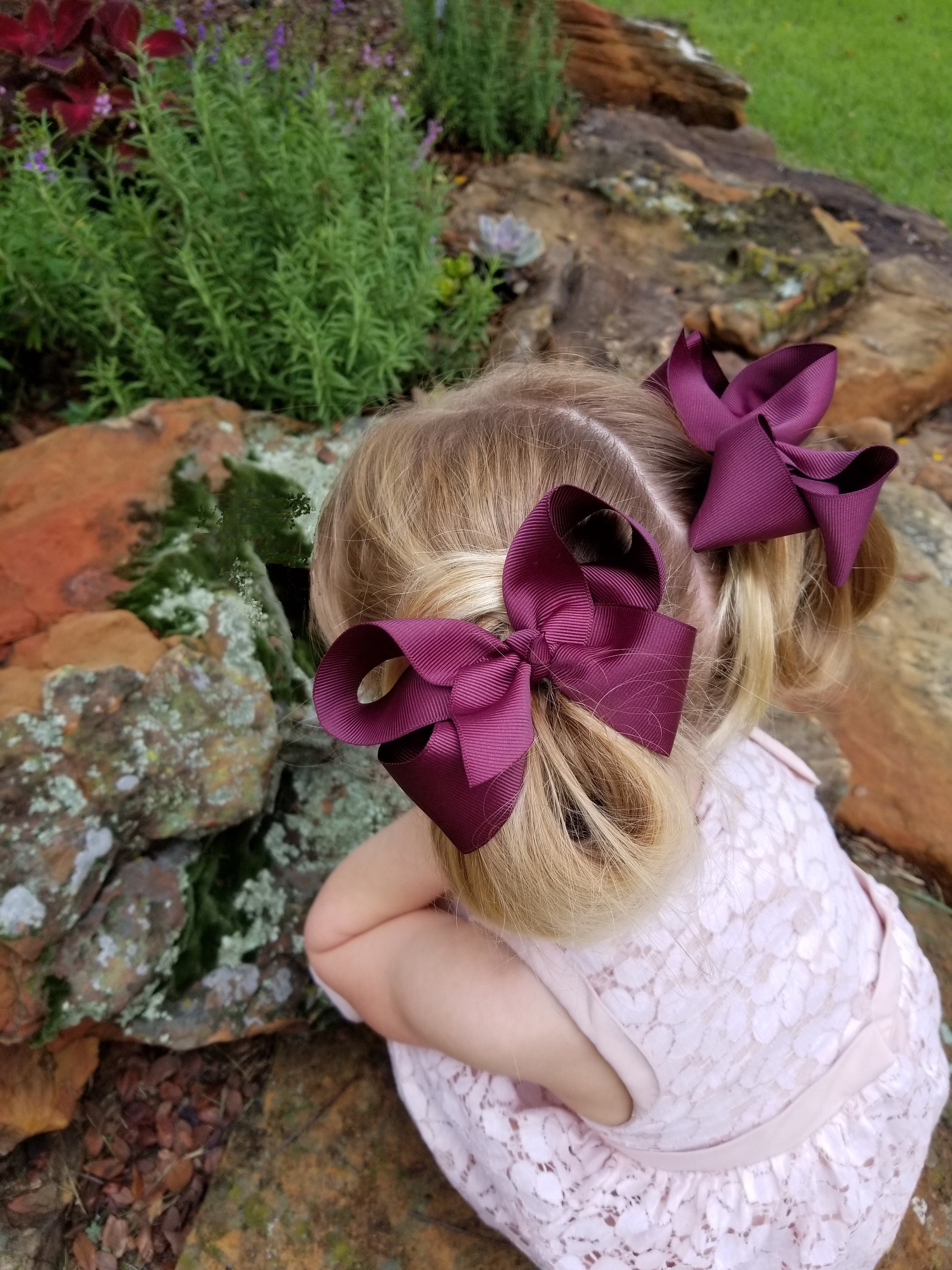 Hair Bows/ 4 inch/ 62 colors/ Grosgrain Bow Girls Hair Bows | Etsy